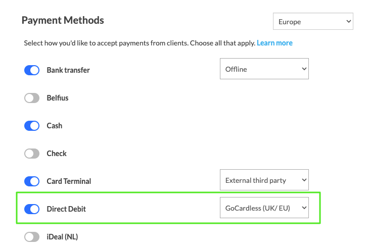 GoCardless (BACS & SEPA)
